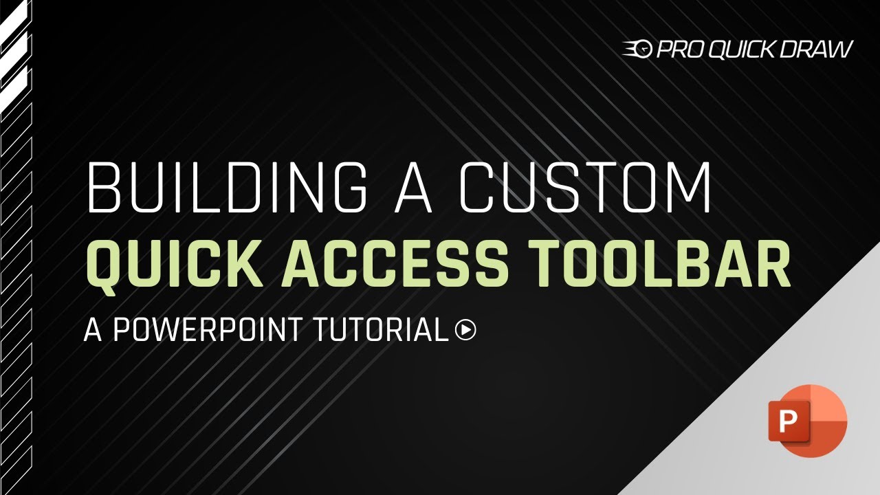 How to Build a Custom Quick Access Toolbar in PowerPoint | Football Coaches Guide - YouTube
