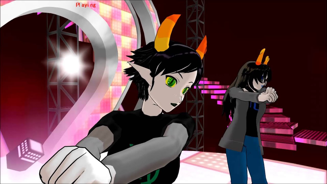 [MMD - Homestuck] Kanaya x Vriska - Magnet - YouTube