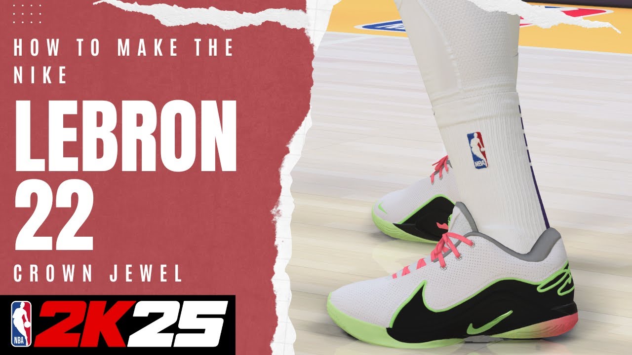 Nike LeBron 22 Crown Jewel | NBA 2K25 Shoe Creator - YouTube