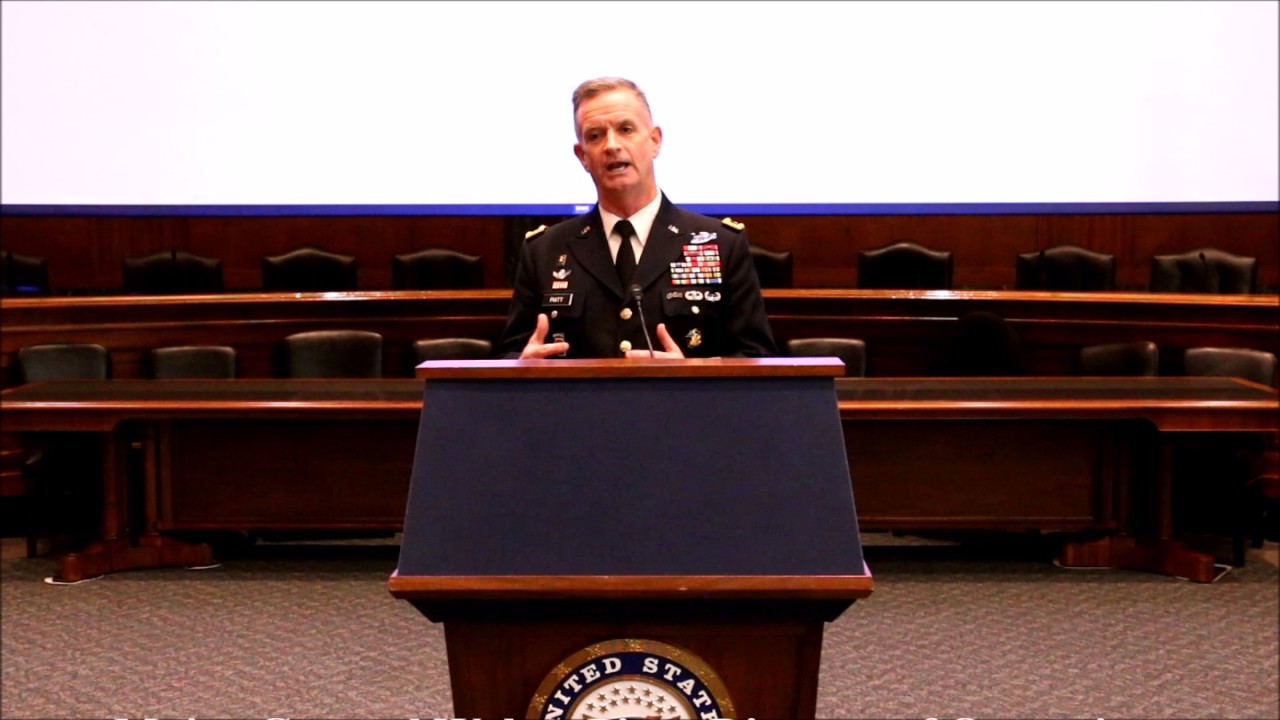 Major General Walter Piatt, Director of Operations, Army Rapid ...