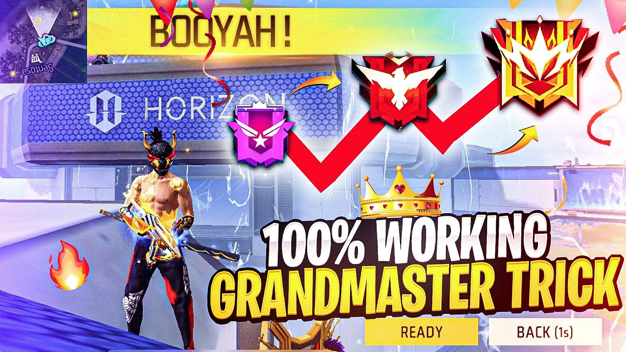 Br Rank 100% Working Grandmaster Trick Rank Push | How To Push 10X Fast ...