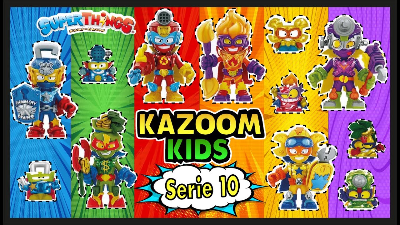 ⚡😍 KAZOOM KIDS RESCUE FORCE SUPERTHINGS Serie 10 💥 🤩 Y SUS EQUIPOS 😱 ...