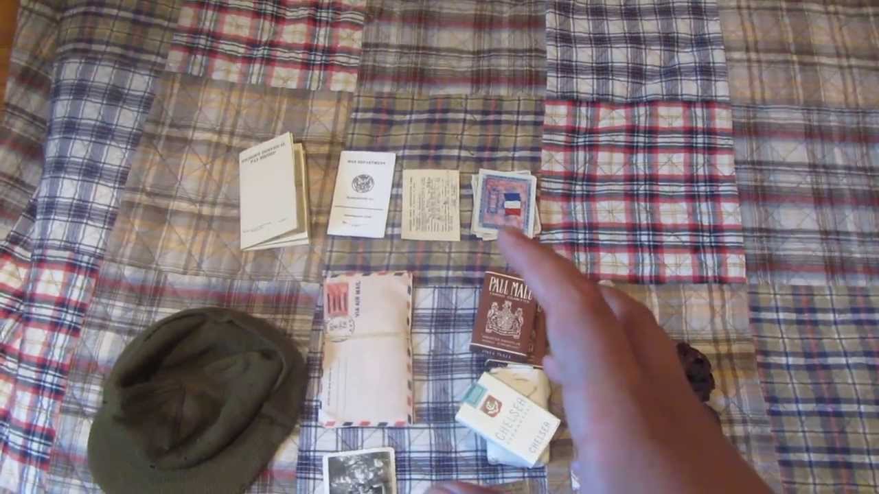 WWII G.I. Pocket Litter - YouTube