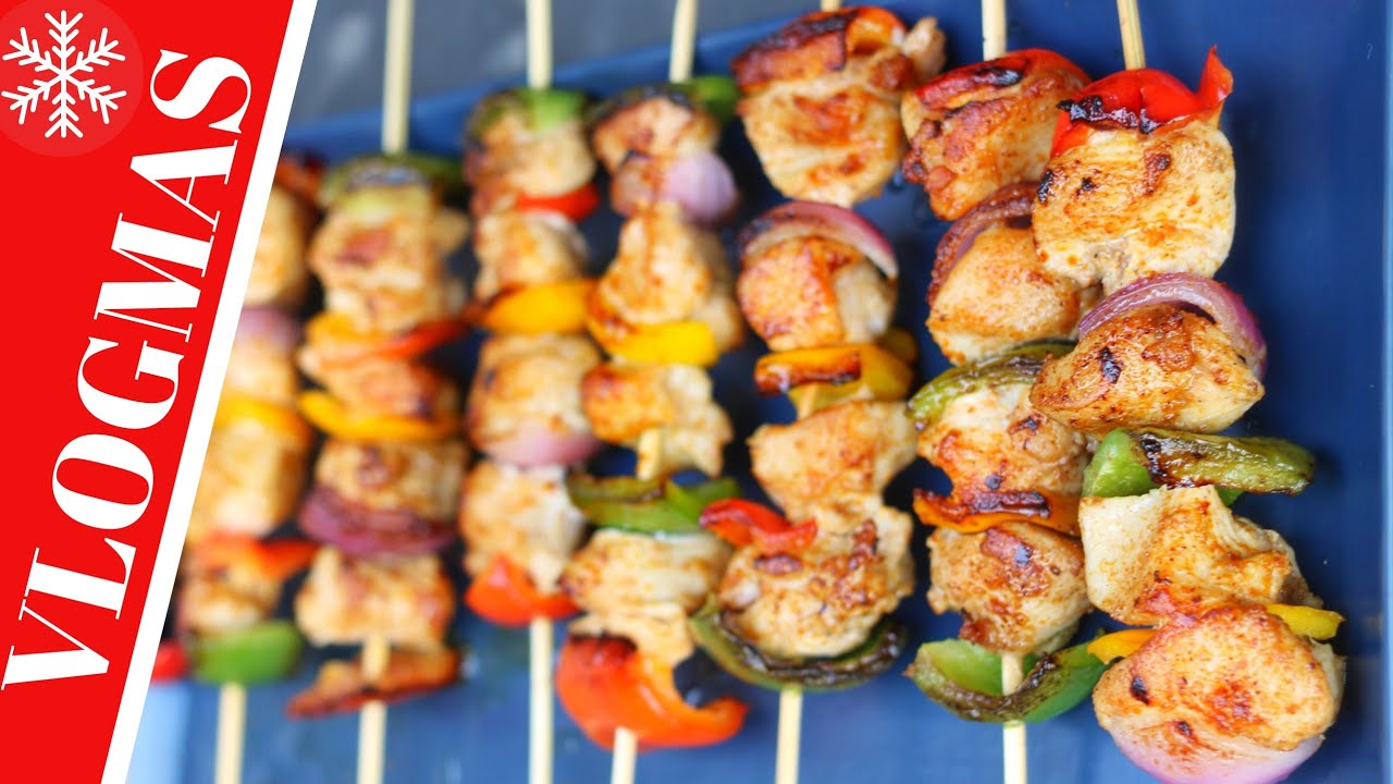 CHICKEN KEBABS/SKEWERS | VLOGMAS DAY 5 | CHRISTMAS RECIPE - YouTube