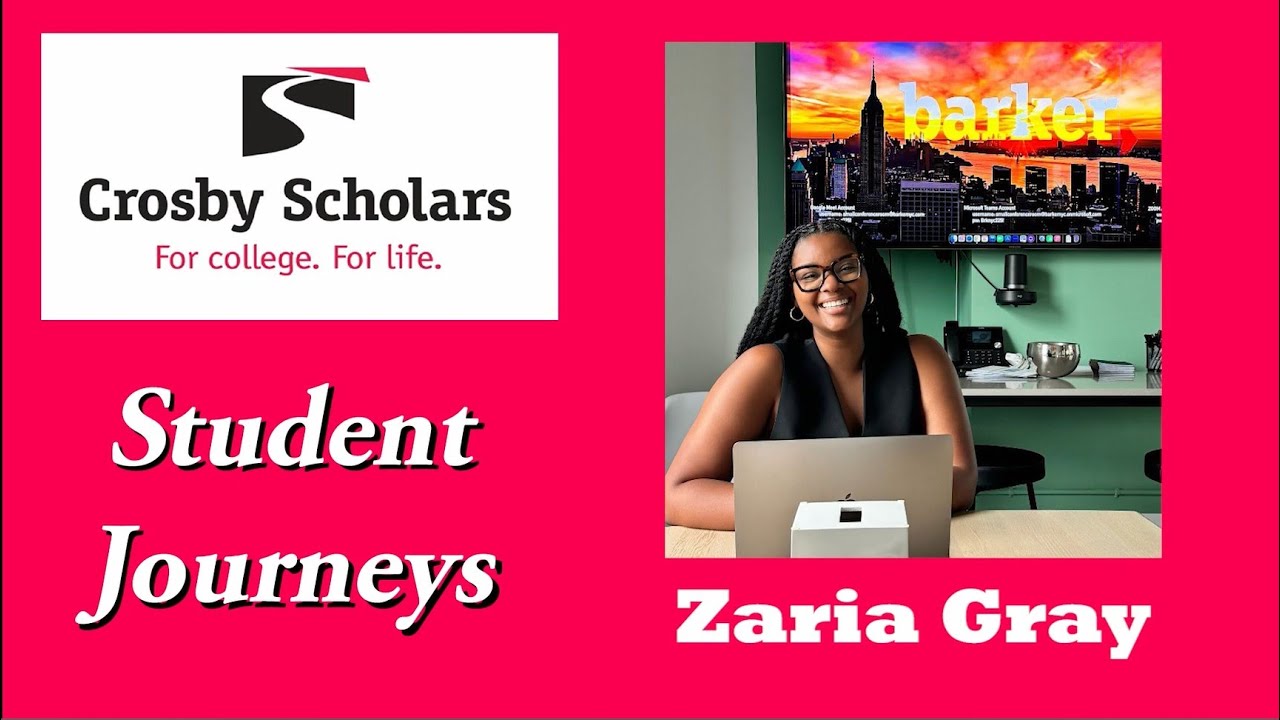 Iredell Crosby Scholars Student Journeys: Zaria Gray - YouTube