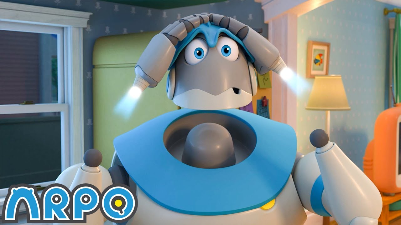Sleepy Daddy - Keep the Baby QUIET!!! | ARPO | Moonbug Kids - Funny ...