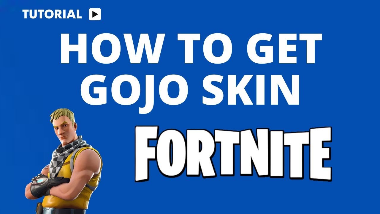 how to get gojo skin in fortnite - YouTube