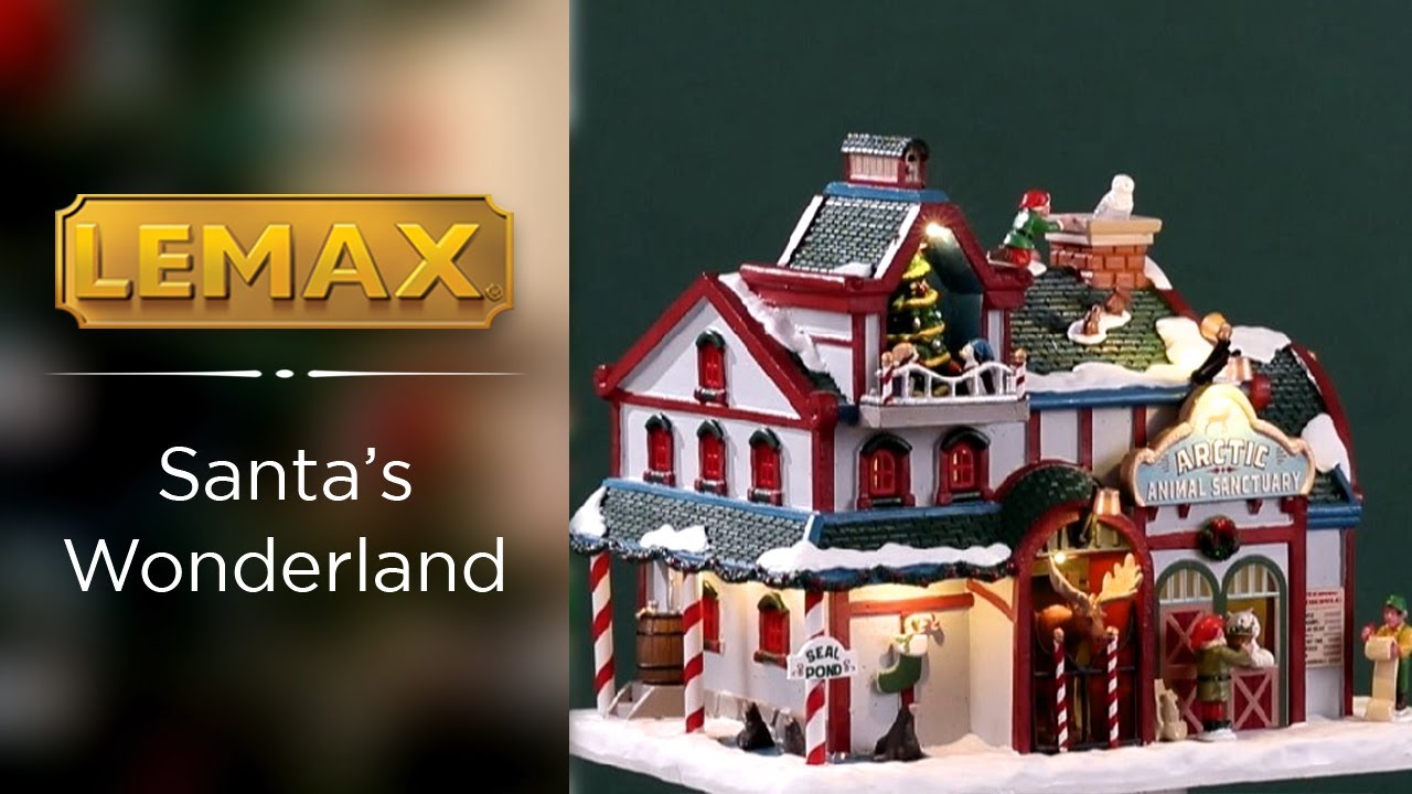 Lemax 35075 Artic Animal Sanctuary - YouTube