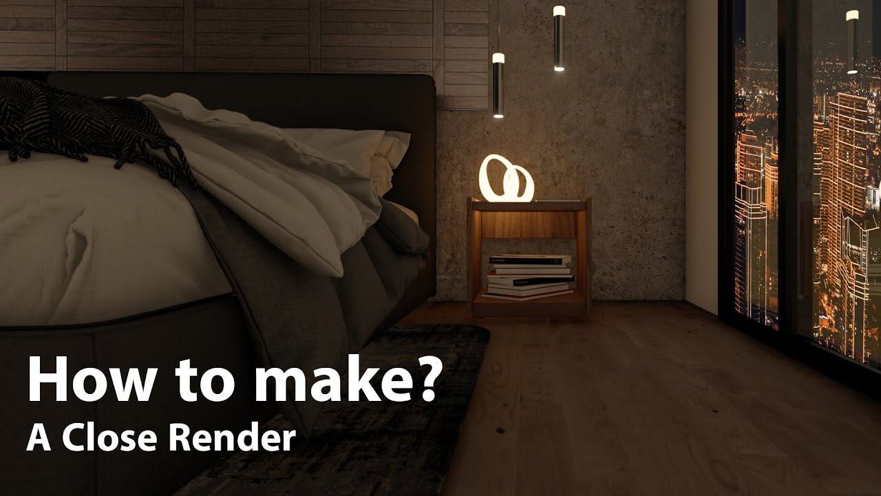 How to make a close render? - YouTube