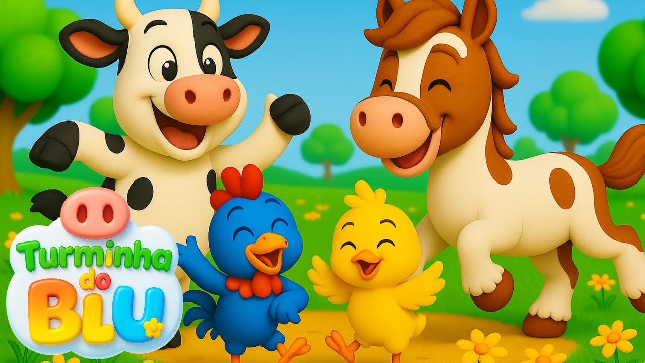🎶Mix musiquinhas para se divertir com a Turminha do Blu 🐷 fazendinha do ...