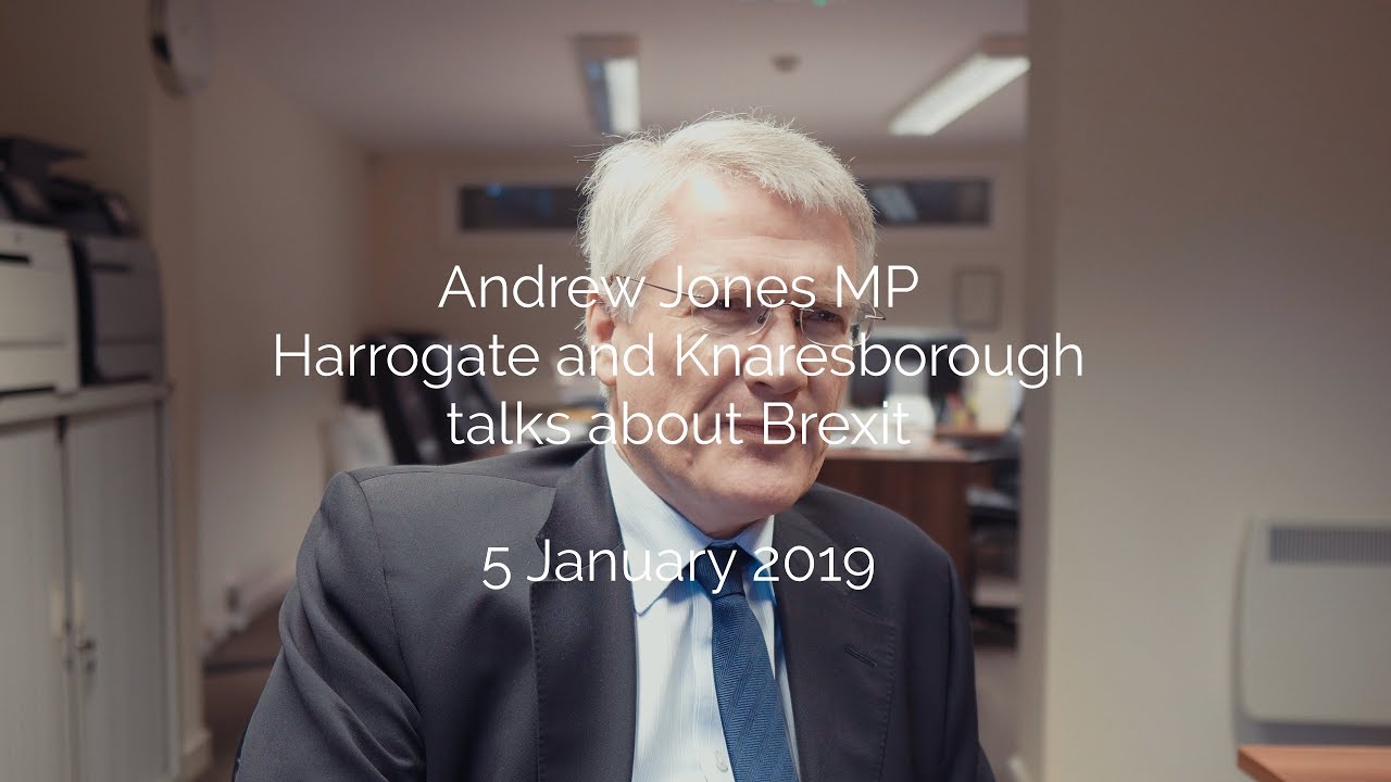 Andrew Jones MP talks about Brexit - YouTube