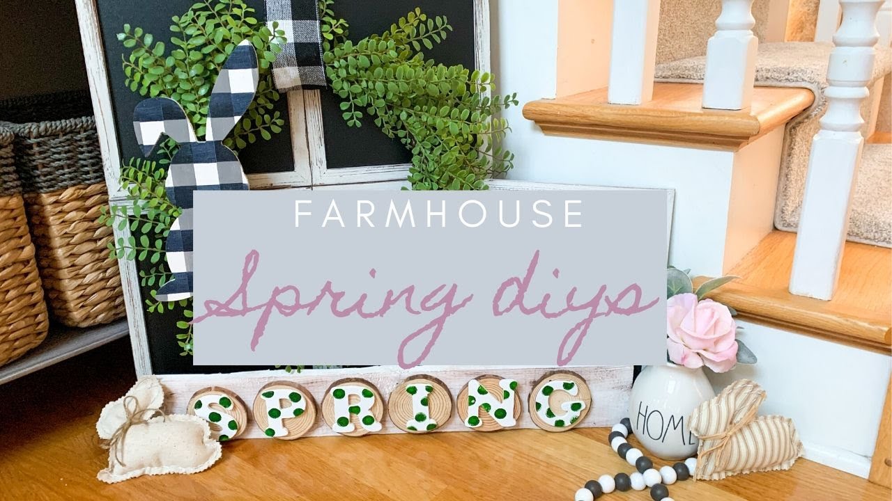 DIY FARMHOUSE SPRING DECOR IDEAS | SIMPLE DIY IDEAS FOR SPRING | ARTEZA ...