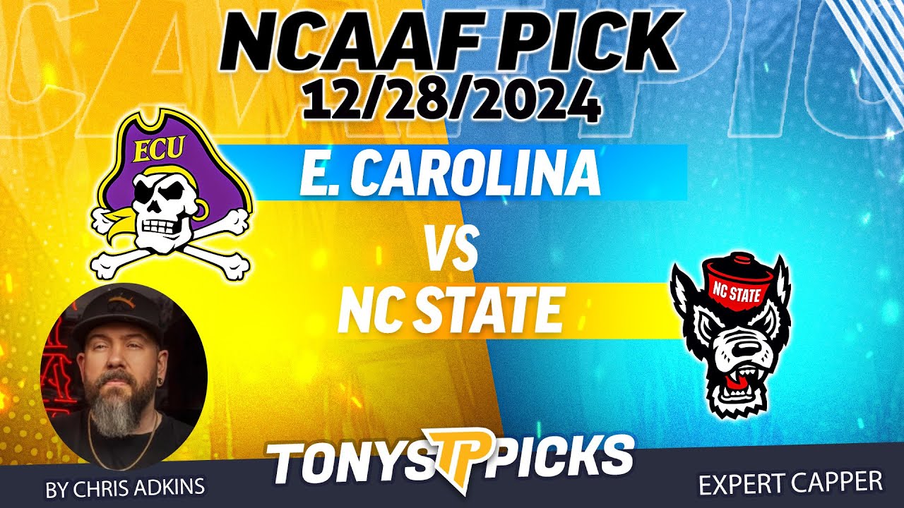 East Carolina vs NC State 12/28/24 NCAAF BOWL Betting Pick - YouTube