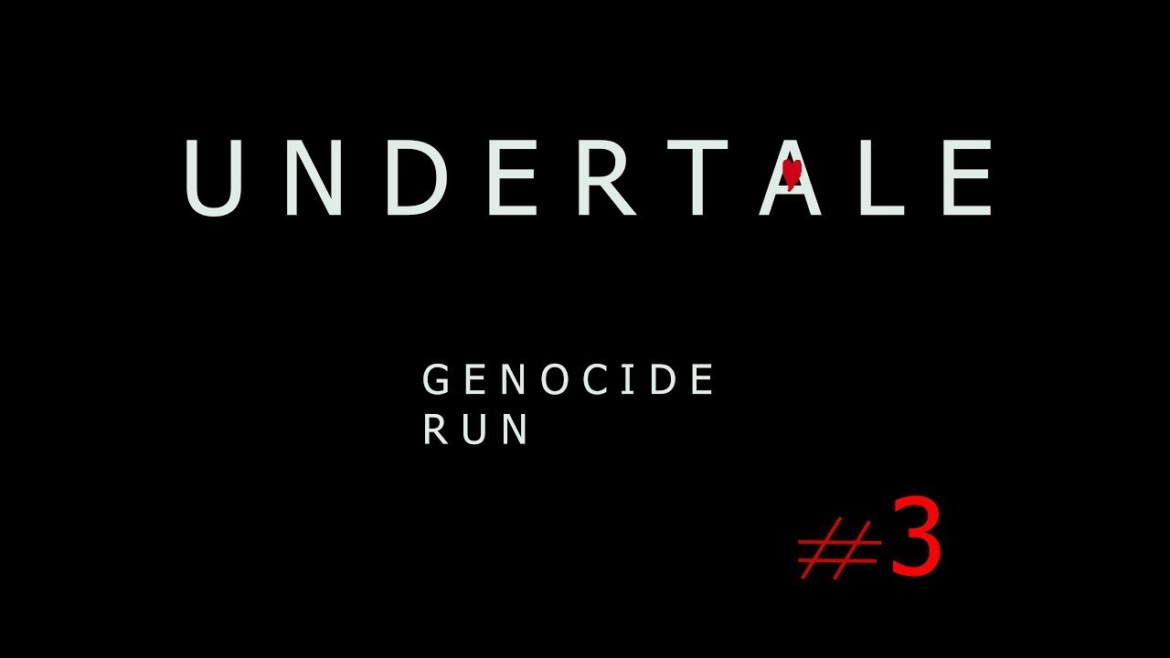 Sans & Papyrus | Undertale Genocide Run #3 - YouTube