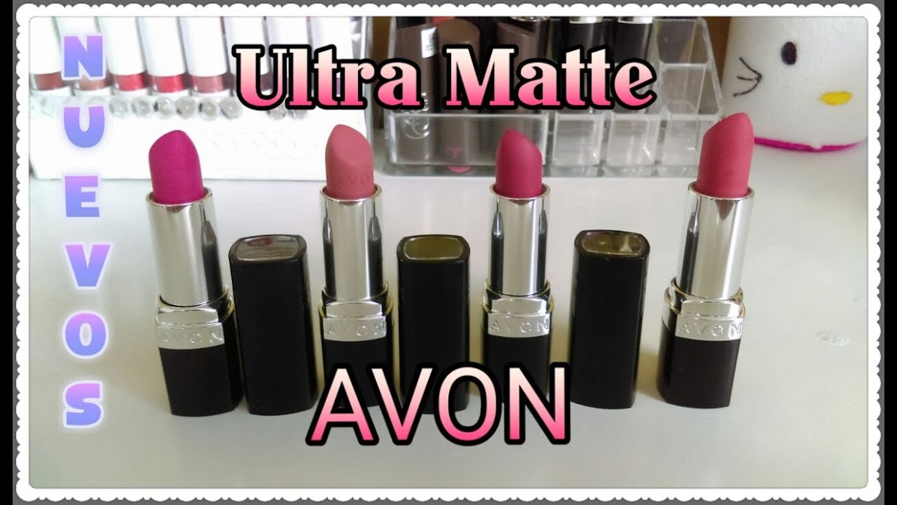 RESEÑA -NUEVOS LABIALES ULTRA MATTE DE AVON - YouTube