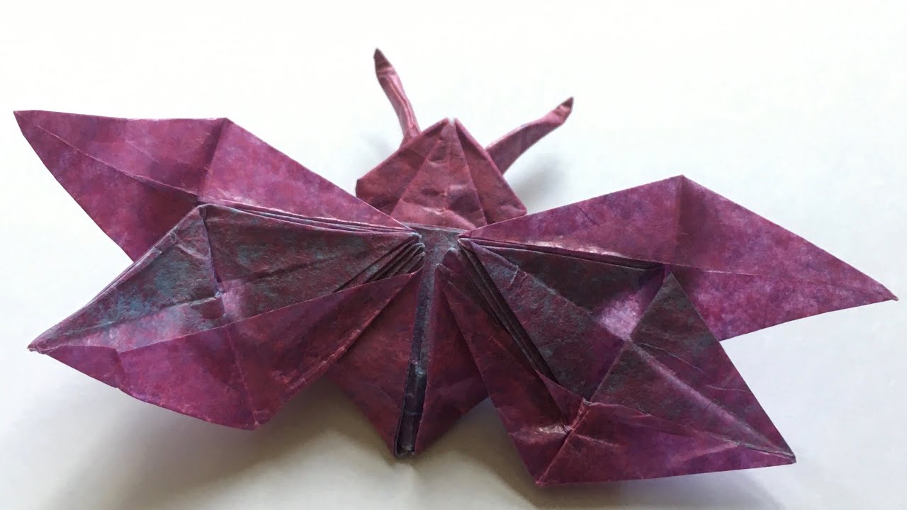 How to Make an Origami Butterfly/moth ( lightning Moth Jamie Zachariah ...