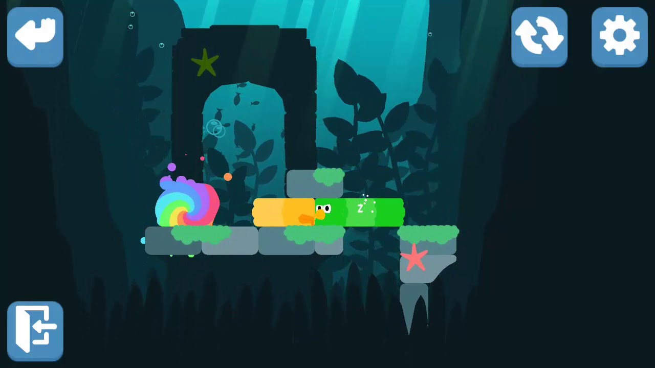 Snakebird Primer Level 14 Walkthrough - YouTube