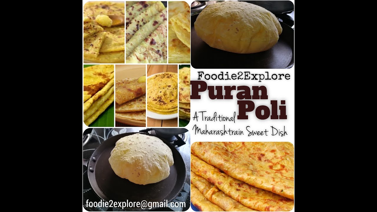 Puran Poli | Easy to make Puran Poli | A Traditional Maharashtrain ...