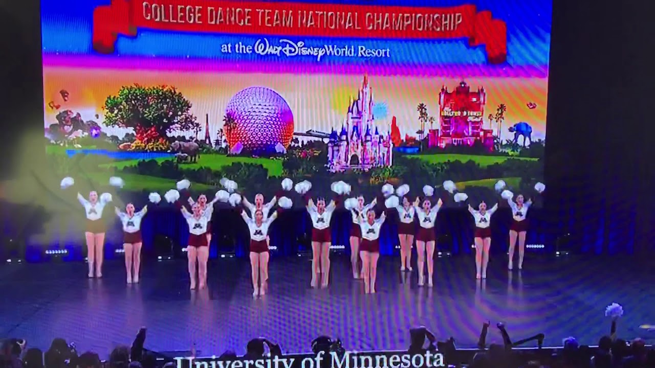 University of Minnesota Dance Team Pom 2019 - YouTube