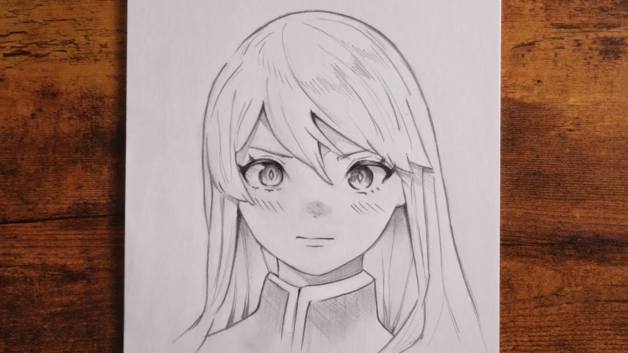 How to Draw Anime Girl | Easy Tutorial step by step - YouTube