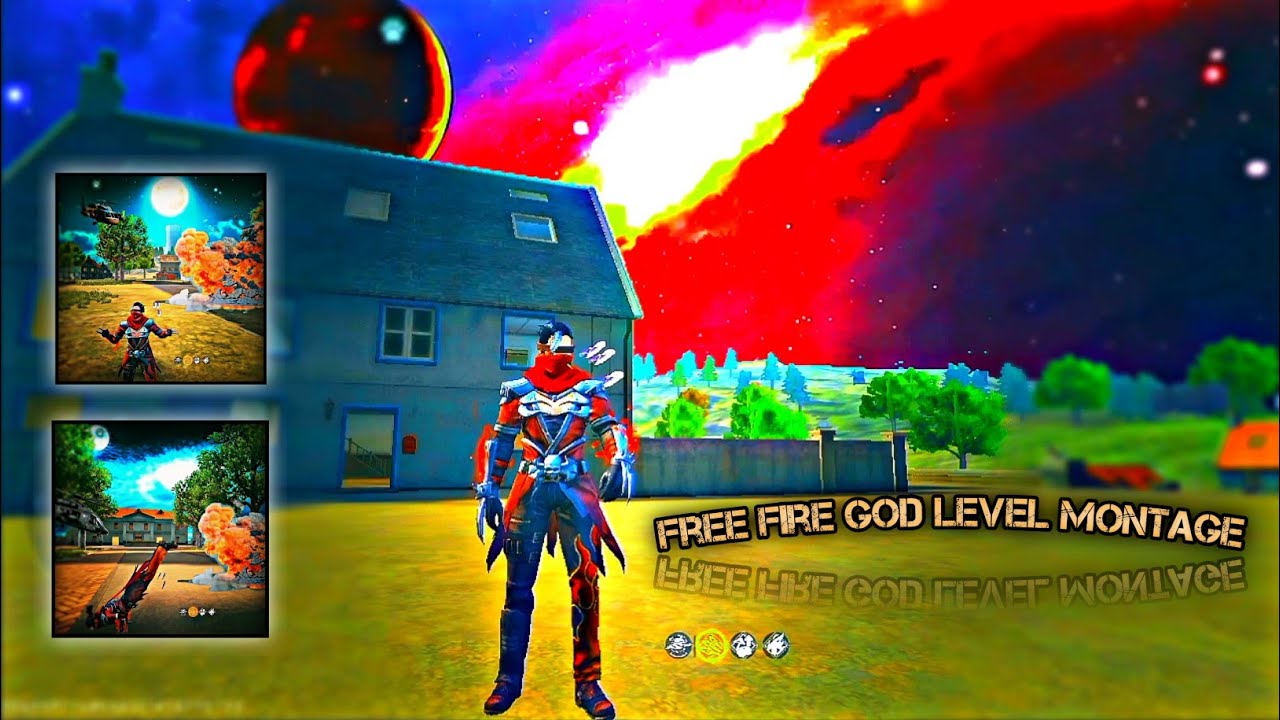 Free Fire God Level Montage 🤯 | Anime Sky Change Video Editing #c2k ...