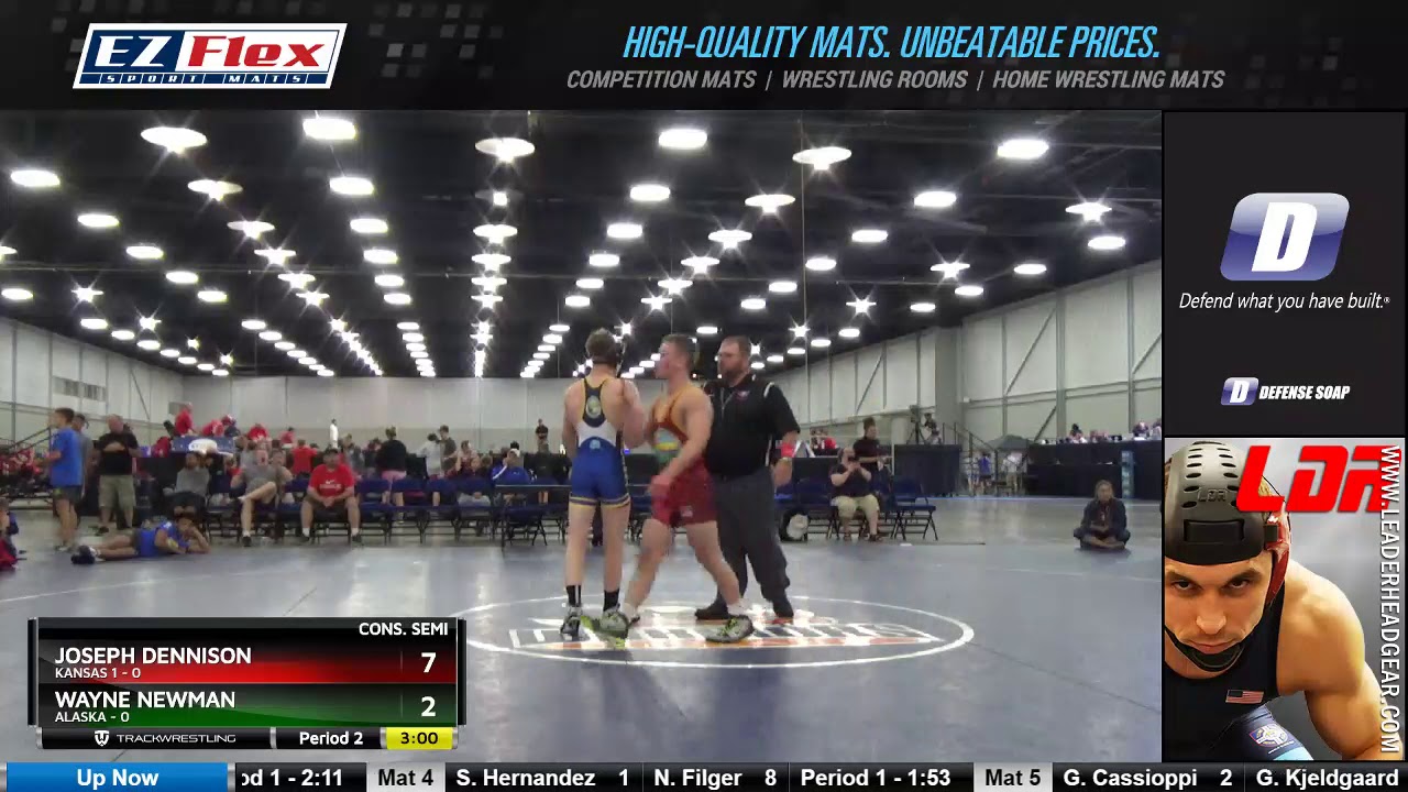 Mat 10 138 Joseph Dennison Kansas 1 Vs Wayne Newman Alaska - YouTube