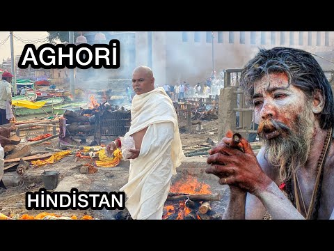 HİNDİSTAN. Dünyanın En Değişik Kabilesi Agoriler !!! Geleneksel Ölü Yakma Töreni. 🇮🇳🇮🇳-64