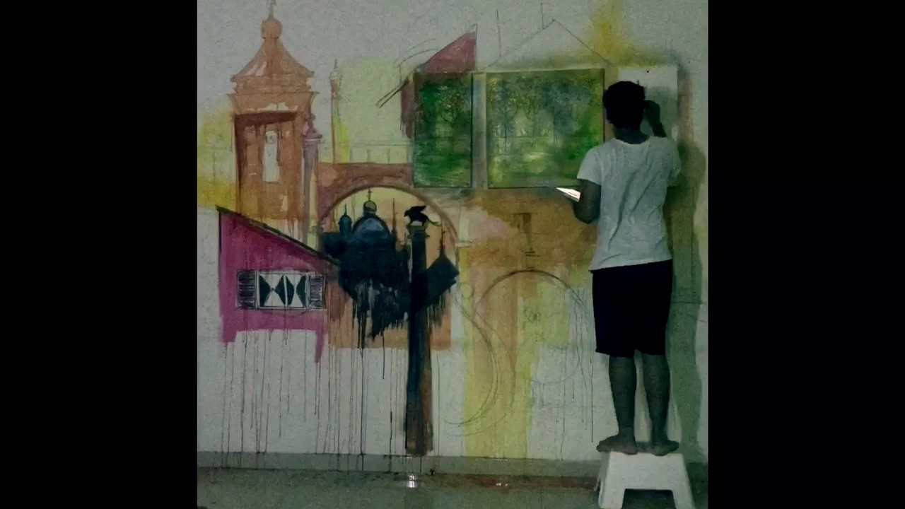 Wall Art by Rupin Suchak, Dubai, 2017 - YouTube