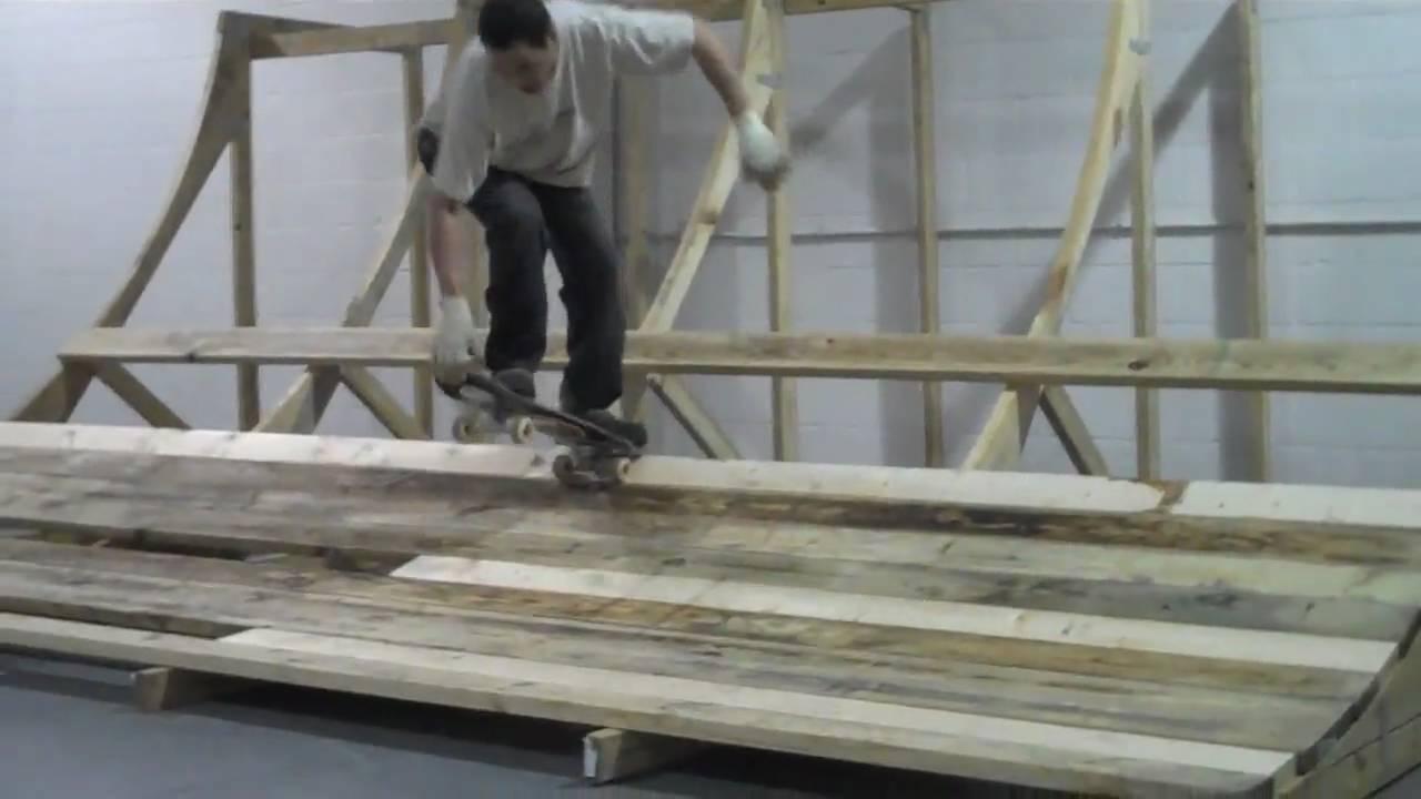 mega ramp drop in - YouTube