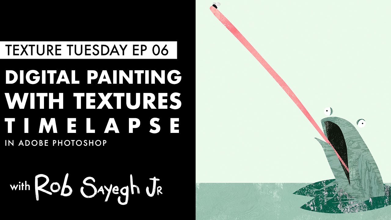 #TextureTuesday Episode 06: Digital Painting with Textures Timelapse in ...