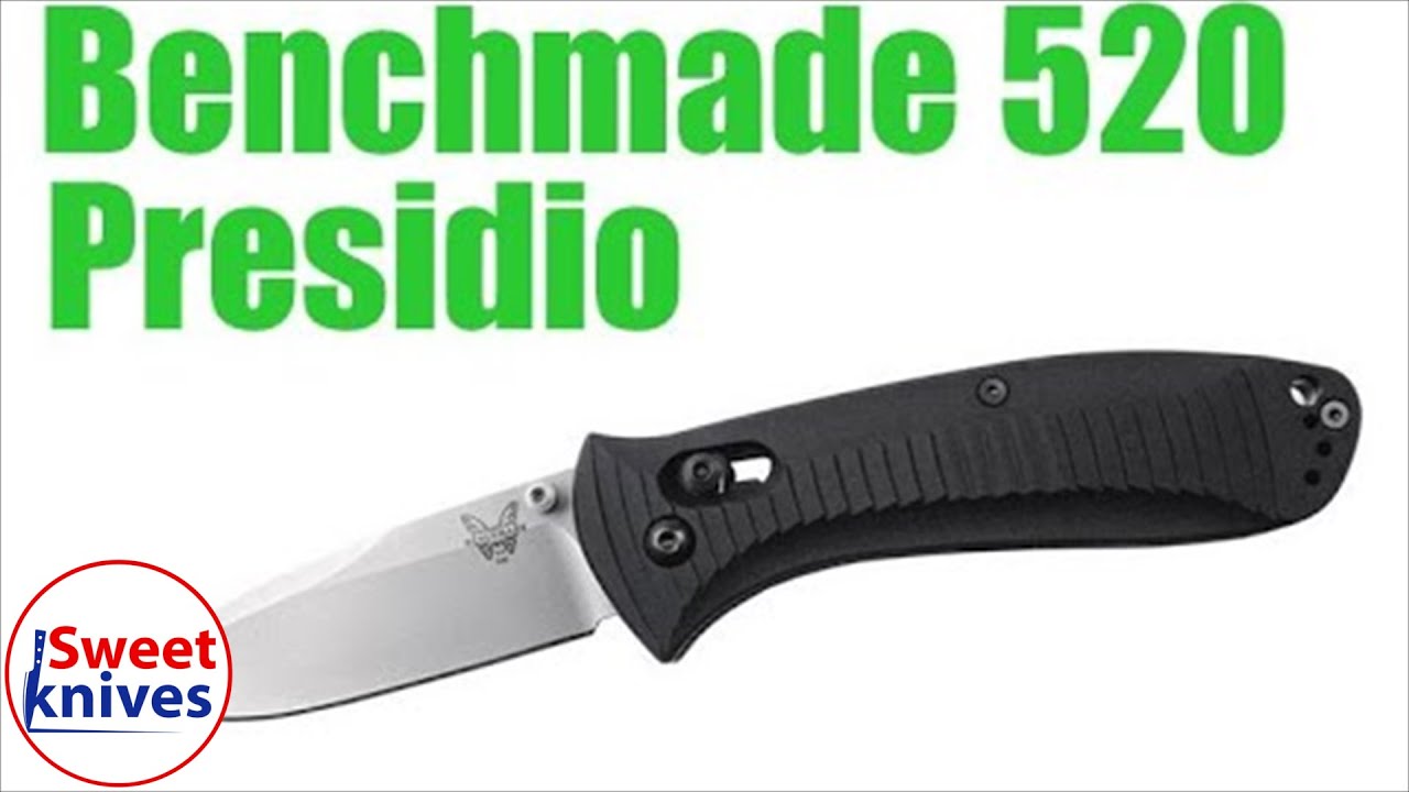 [21] Unboxing Benchmade 520 Presidio Knife Tactical Folder - YouTube