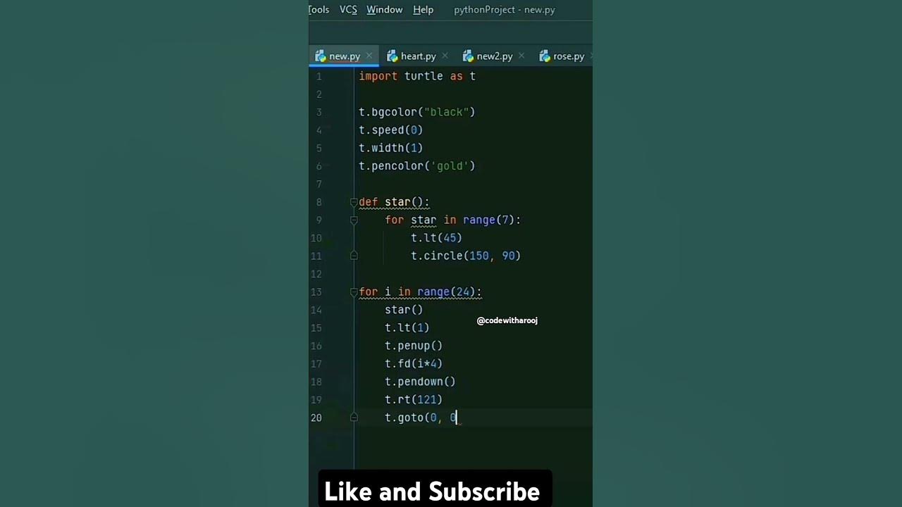 Star Python Pythontutorial Pythonprogramming Star Design Tutorial