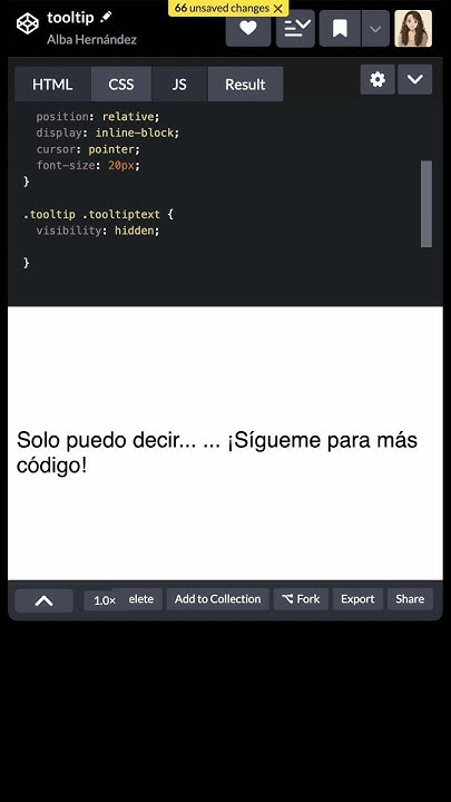 Tooltip animado solo con CSS: sin JavaScript #coding - YouTube