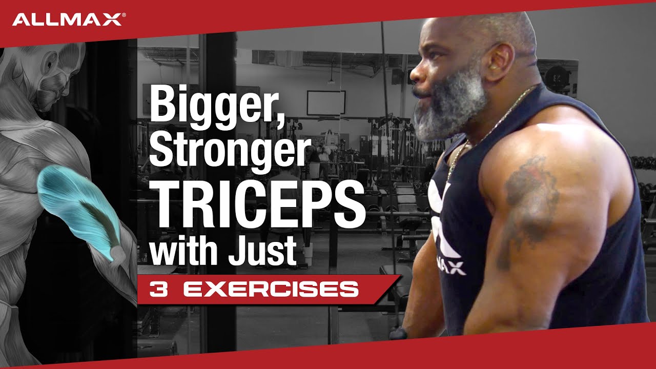 Get Bigger Thicker Triceps | 3 Exercises You Must Do - YouTube