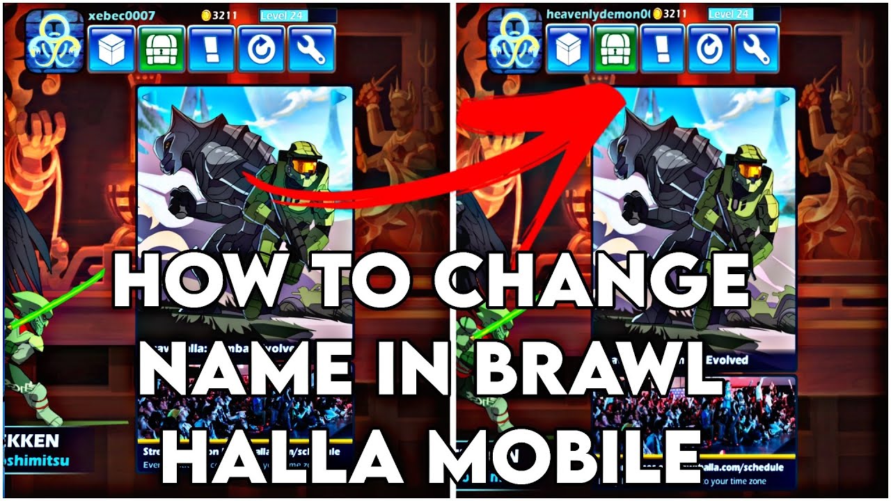 How To Change Name In Brawl Halla Mobile || In Just 2 Mins - YouTube