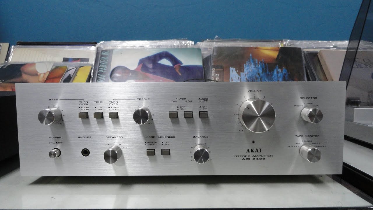 O Rei do Som - Amplificador Akai AM-2400 - YouTube