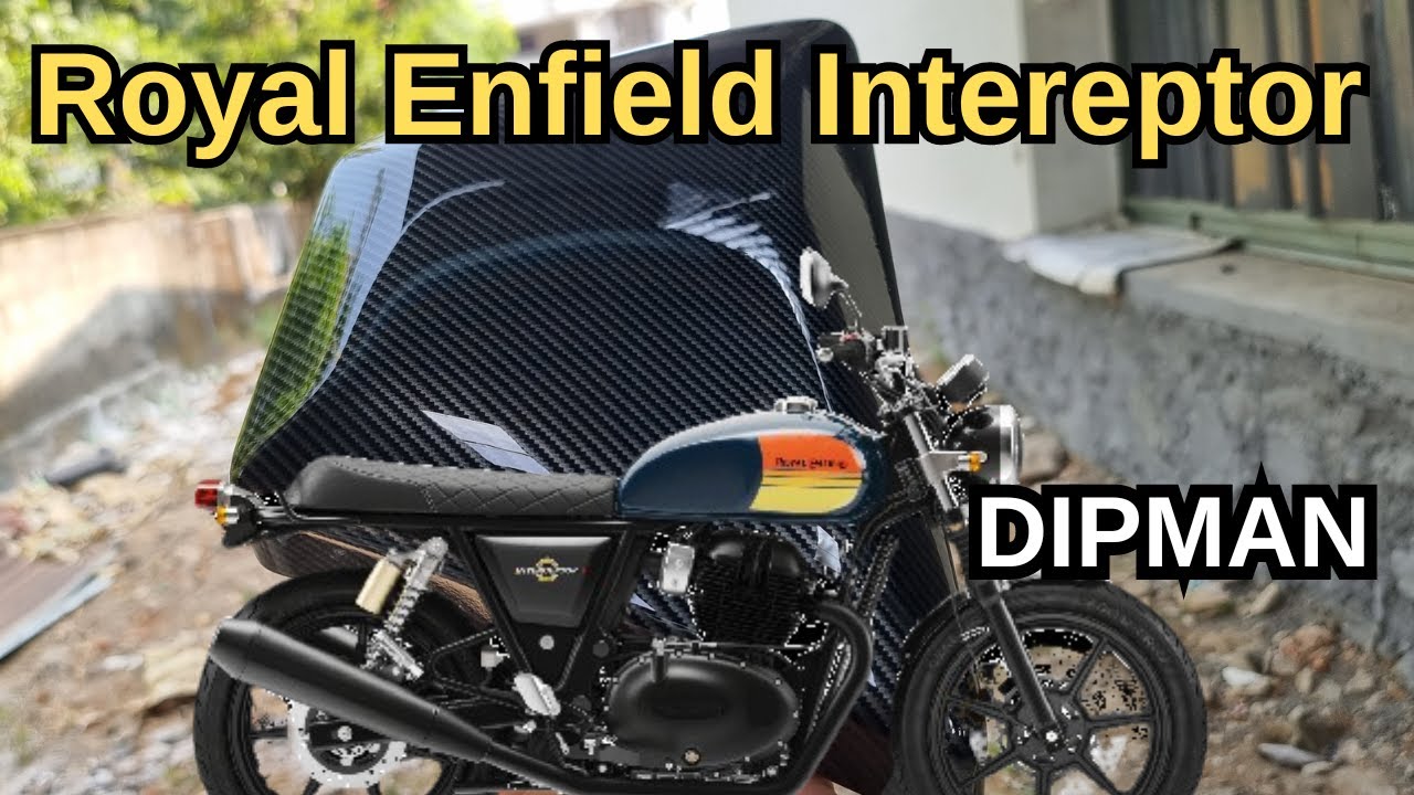 Royal Enfield | Intereptor | Side Cover Carbon Fiber Dipped | DIPMAN ...