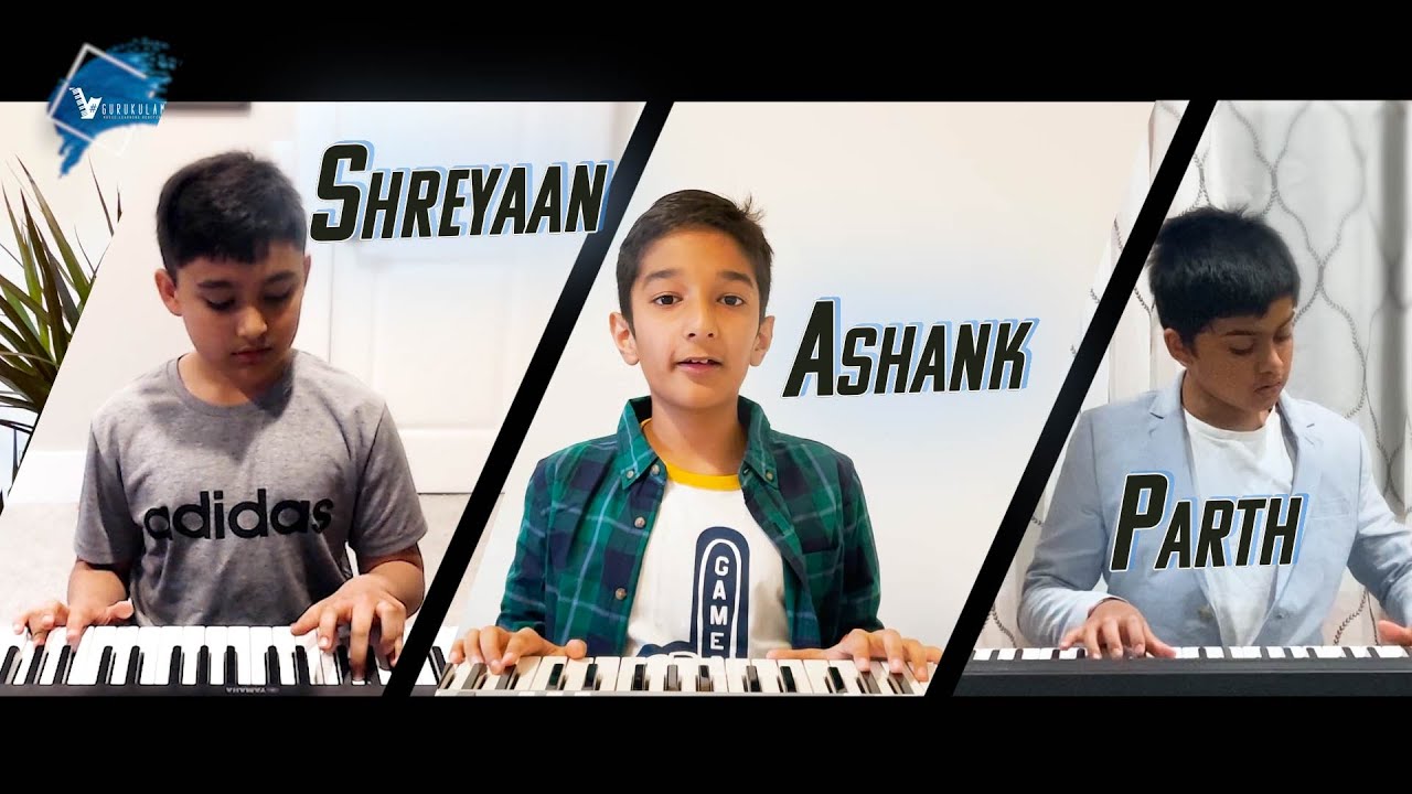 6 MONTHS | Ashank | Shreyaan | Parth | V# Gurukulam | Music Learning ...