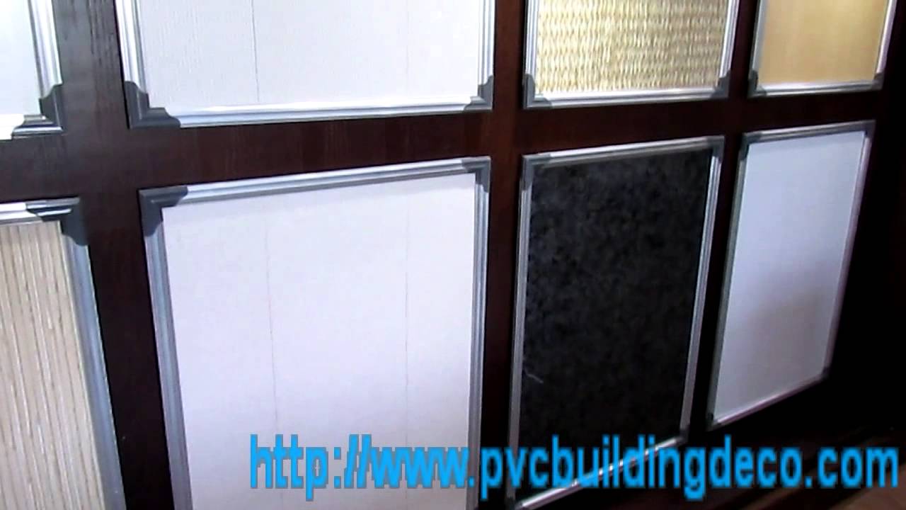UPVC Ceiling Plate / Wall Panels for Kitchen and Bathroom - 2 - YouTube