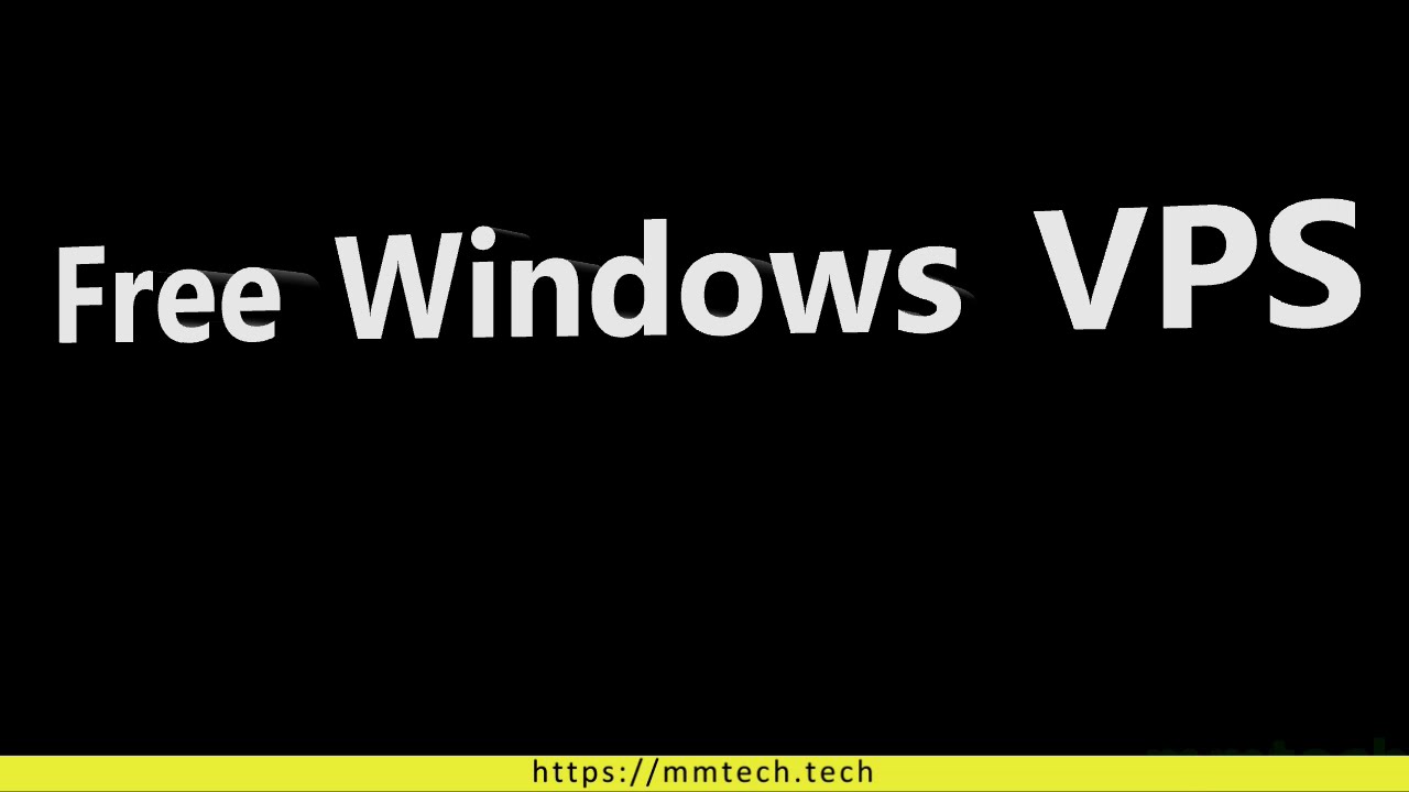 Free Windows VPS - YouTube