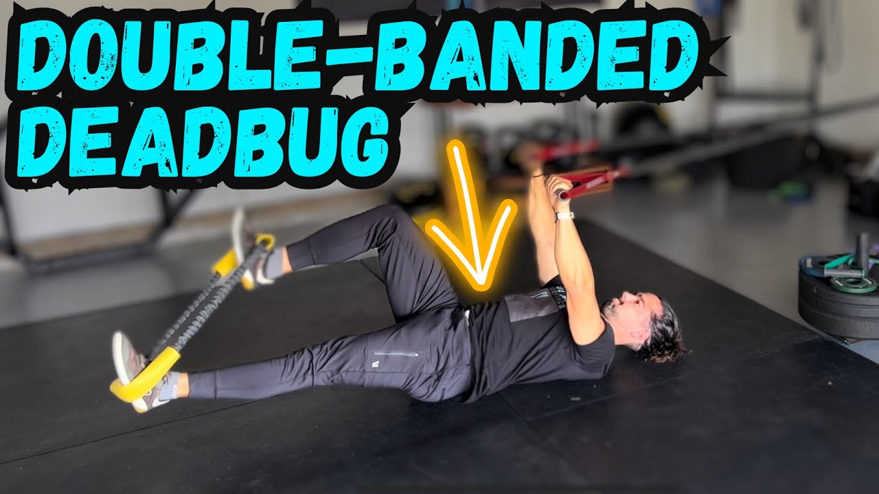 Double Banded Deadbug for Athletes - YouTube