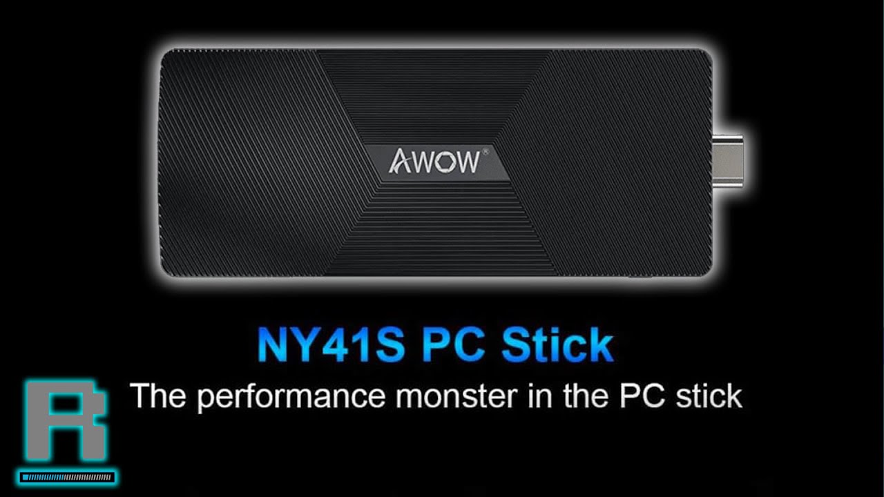 AWOW Windows 10 PC Stick NY41S | Intel Gemini J4105, 8GB RAM, 128GB ...