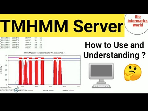 TMHMM Video || TMHMM BIOINFORMATICS VIDEO practical || BIOINFORMATICS ...