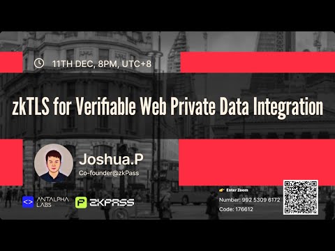 zkTLS for Verifiable Web Private Data Integration [CN] - YouTube