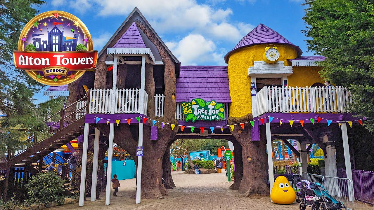 Get Set Go Tree Top Adventure Children's Ride at Alton Towers CBeebies ...