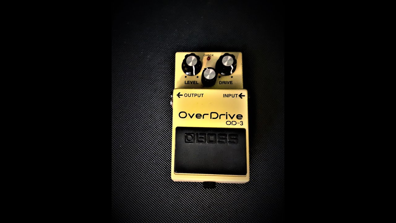 Boss Overdrive OD-3 - Boutique overdrive sounds on a budget - YouTube