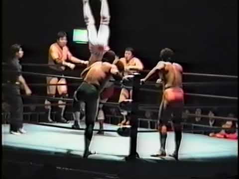 Jumbo Tsuruta/Akira Taue/Mighty Inoue vs. Mitsuharu Misawa/Kenta ...