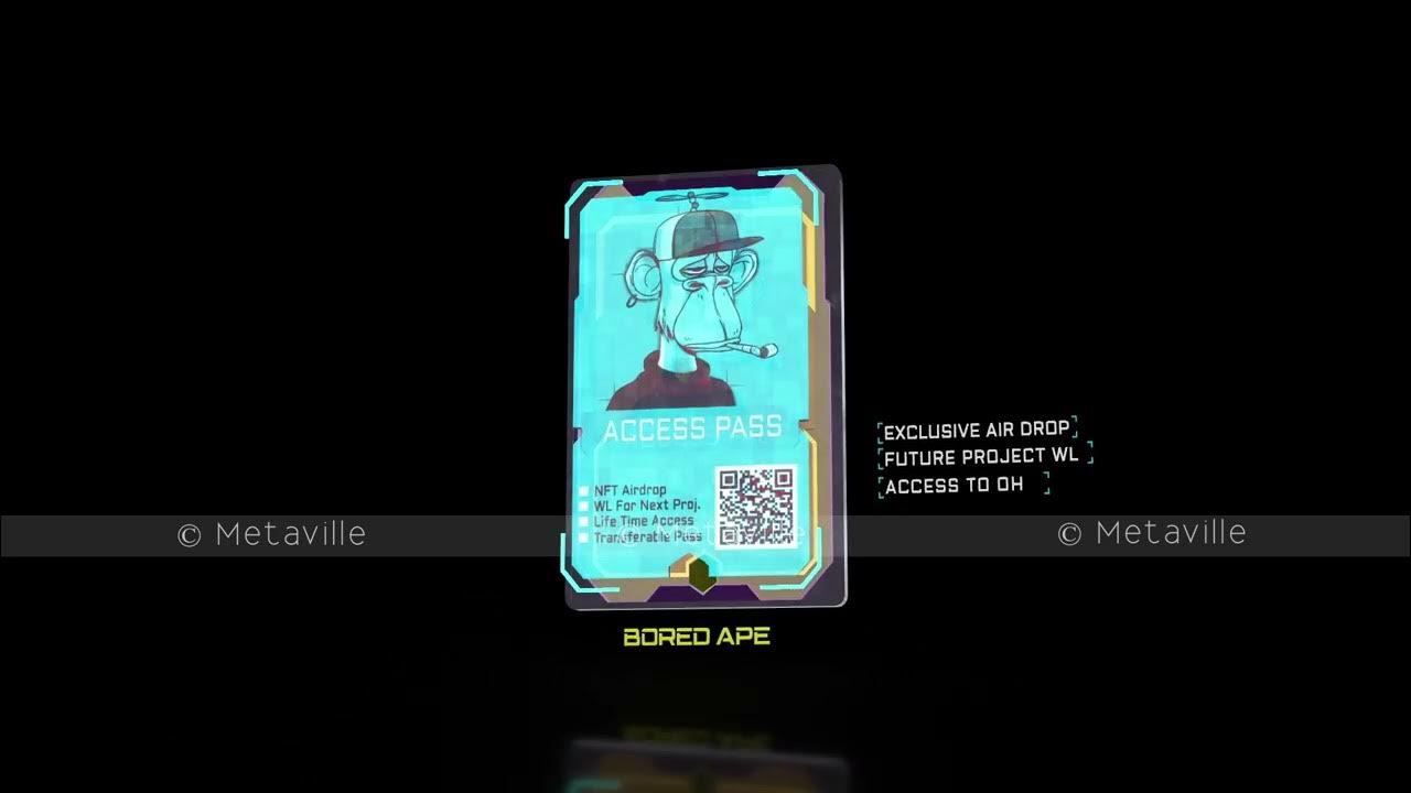 3D NFT ANIMATION #03: NFT Trading Card|3D NFT Membership Card | 3D NFT ...