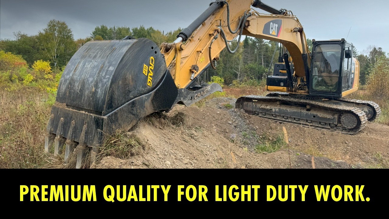 General Purpose Trenching Bucket | Craig Manufacturing Ltd. - YouTube