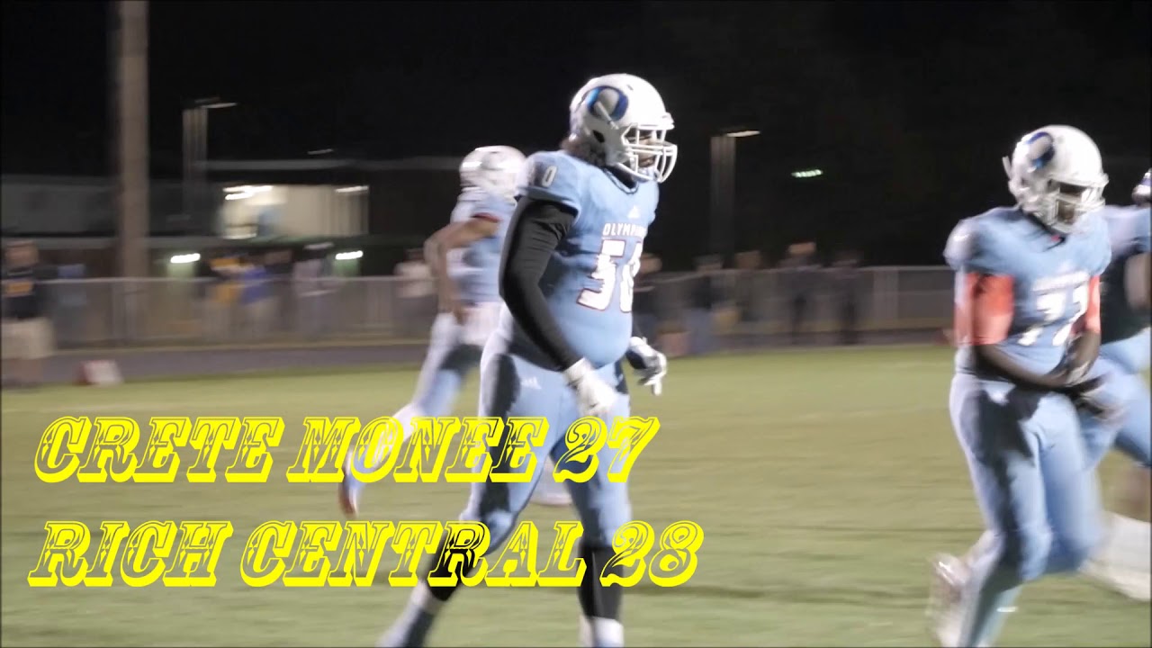 CRETE MONEE VS RICH CENTRAL SEP 29TH, 2017 - YouTube